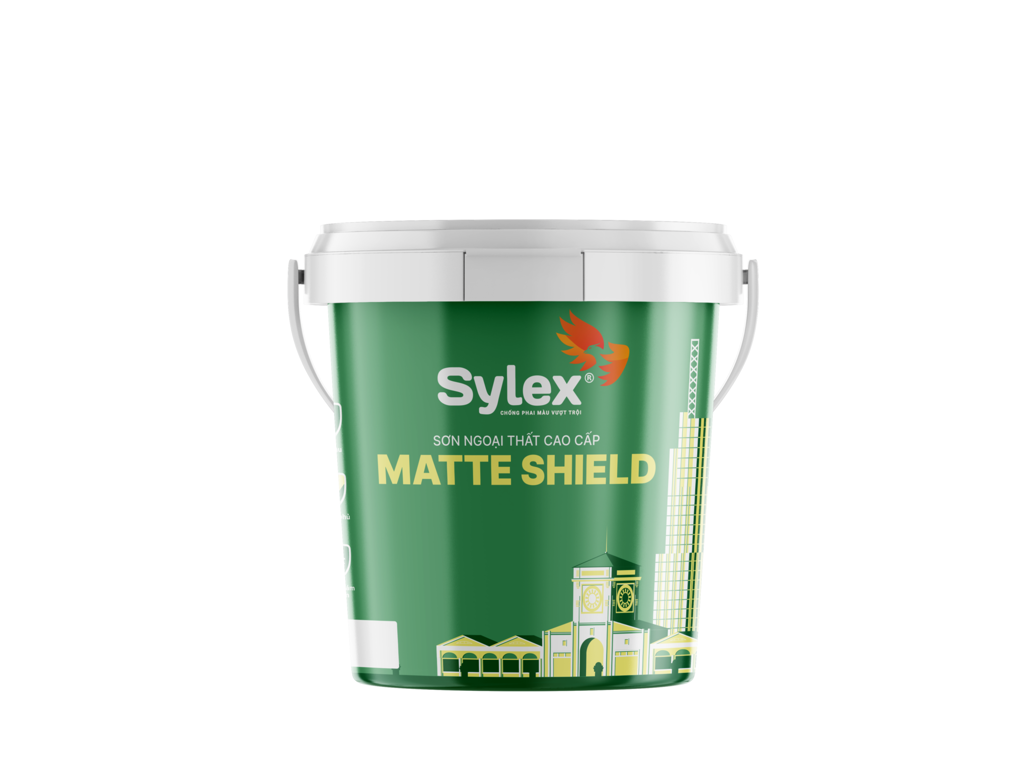 SƠN PHỦ NGOẠI THẤT CAO CẤP MATTE SHIELD - Sylex